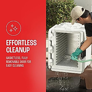 CAMBRO Insulated Food Pan Carrier - Hotbox for Catering & Transport - UPCS400 Series (Speckled Gray)