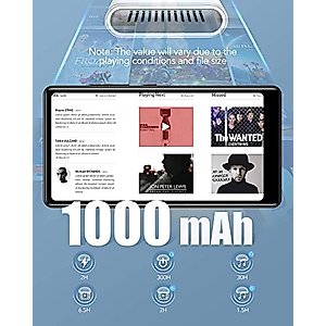 AGPTEK 40GB MP3 Player with Bluetooth and WiFi, 4" Full Touch Screen MP4 Player with Spotify, Android Online Music Player with Speaker, FM Radio, Expandable Up to 32GB