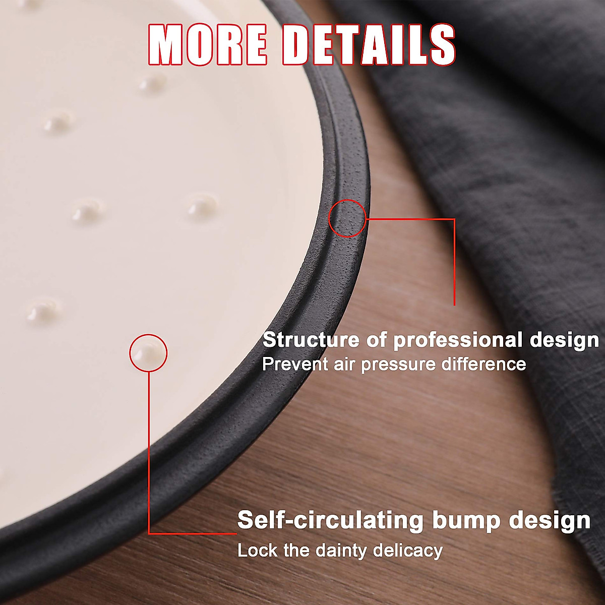 Round Enameled Cast Iron Dutch Oven, with Lid 6-Quart-Red,Non-Stick Enamel Dutch Oven (6 Quart-RED)