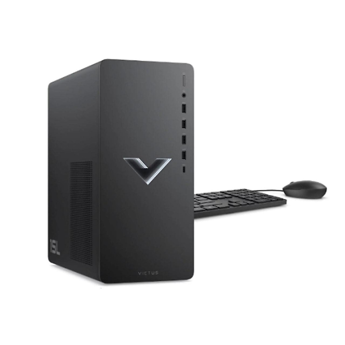 HP Gaming Premium Desktop | AMD Ryzen 7 5700G(Beat i7-1255U) | 32GB DDR4 | 512GBSSD | AMD Radeon RX 6600XT | Windows 11 Pro | Black | Bundled with Mouse Pad