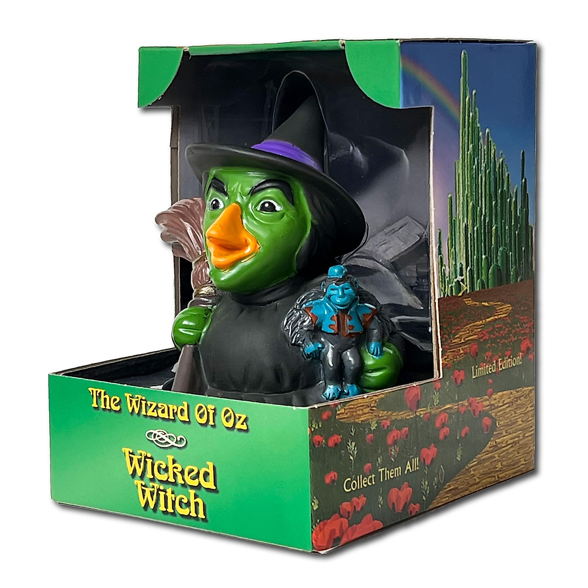 CelebriDucks - Wicked Witch - Floating Rubber Ducks - Collectible Bath Toy Gift for Kids & Adults of All Ages