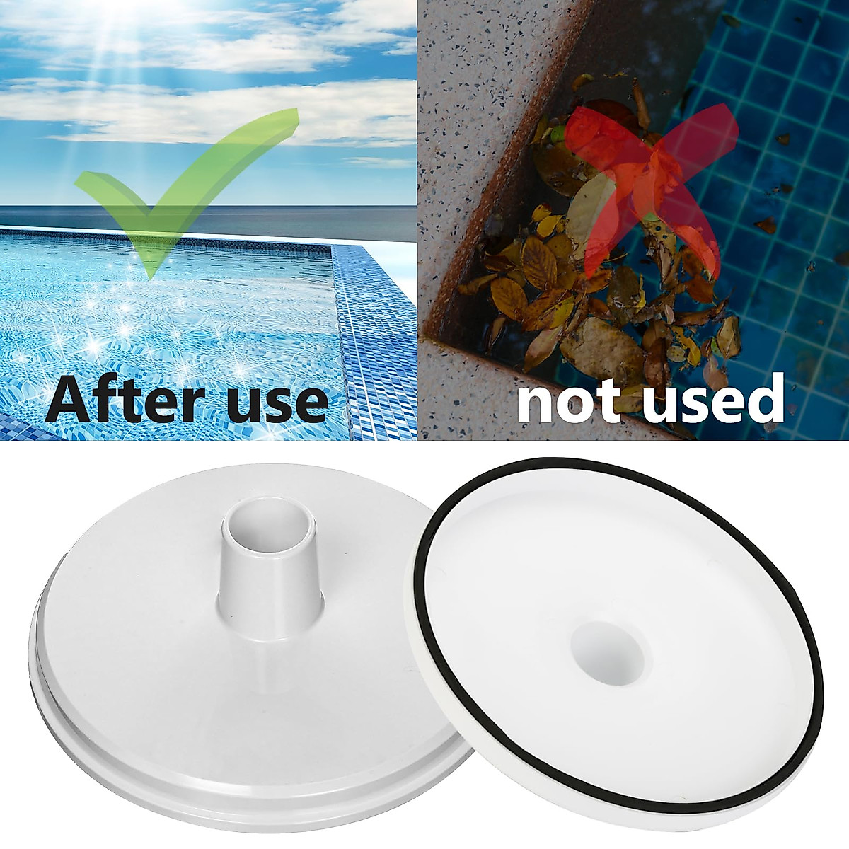 ChangTa SP1106 Pool Skimmer Vacuum Plate -for Hayward Swimming Pool Skimmer SP1082 1084 1085 1075 Fits Skim Vac Plate In-Ground Pool Skimmer Replacement Parts