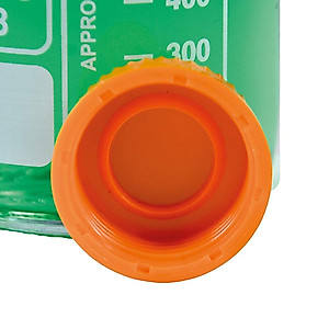 ISOLAB USA – Round Media Storage Bottle, 500ml, with GL 45 Screw Cap, Borosilicate 3.3 Glass, Pack of 2