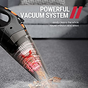 VacLife Handheld Vacuum, Car Vacuum Cleaner Cordless, Orange (VL189)