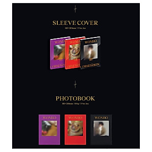 WITHDRAMA WONHO 1st Single Album - Obsession (Set Ver.) 3Album