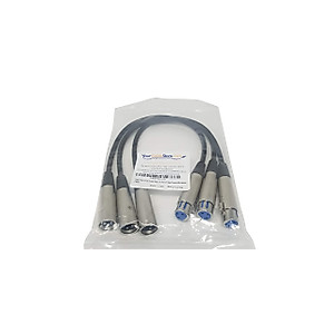 Your Cable Store Three Pack of 1 Foot XLR 3P Male/Female Microphone Cables