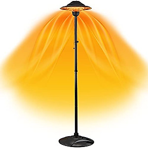 DONYER POWER Electric Patio Heater DONYER POWER Electric Patio Heater Garden Heating Waterproof Outdoor&Indoor Free StandingWaterproof Outdoor&Indoor Free Standing