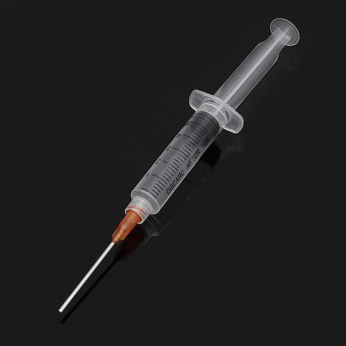 5 Pack 5ml Syringes 1.5'' Blunt Tip Needle Storage Caps - Glue Applicator, Oil Dispensing