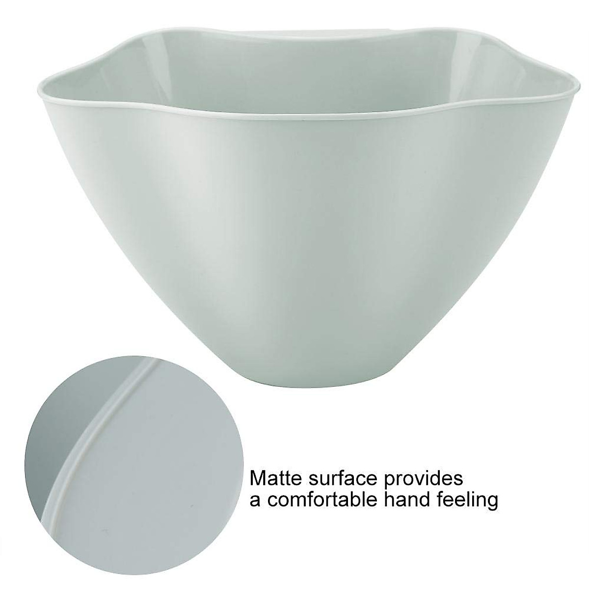 Cupboard Door Hanging Mount Kitchen Trash Bin Without Lid Garbage Kitchen Cabinet Hanging Flower Shape Trash Can(Gray)