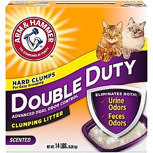 Arm & Hammer Double Duty Clumping Cat Litter, 14lb