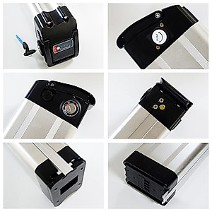 XBERSTAR Battery Box for Ebike 36V/48V Lithium Battery 18650 Large Shell Case Holder Bike (Lotus head three vertical)