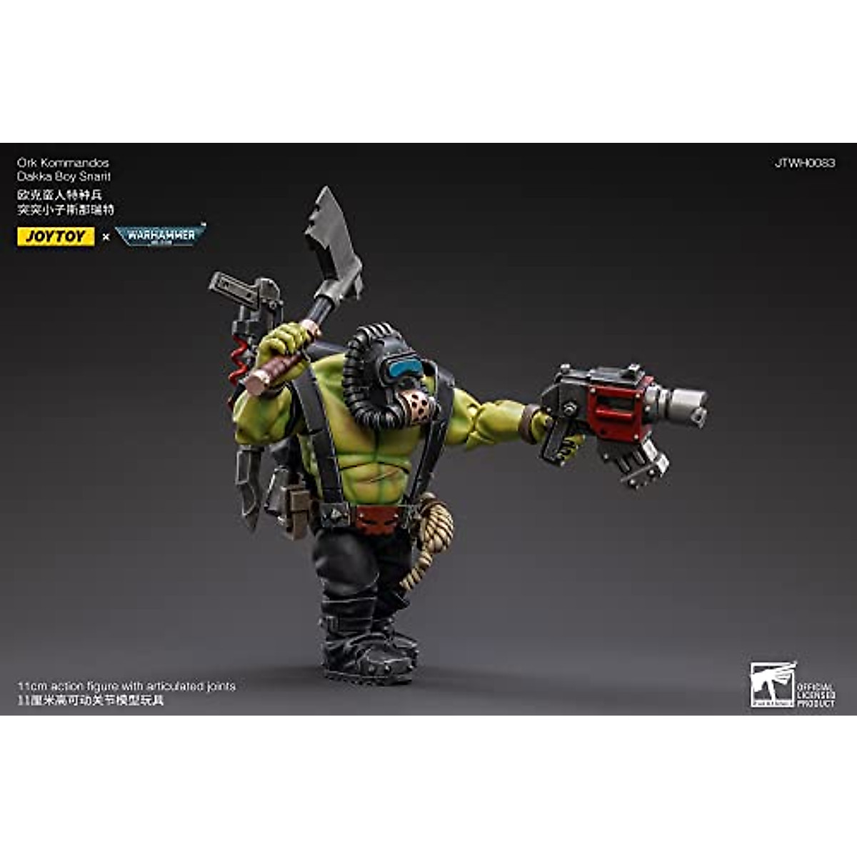 BLOOMAGE JOYTOY (BEIJING) TECH Warhammer 40K: Ork Kommandos Dakka Boy Snarit 1:18 Scale Action Figure
