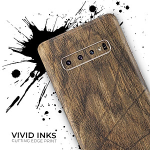 DesignSkinz Raw Wood Planks V3 Protective Vinyl Decal Wrap Skin Cover Compatible with The Samsung Galaxy S20 (Screen Trim & Back Glass Skin)