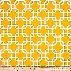 Premier Prints Indoor/Outdoor Gotcha Yellow, Fabric by the Yard