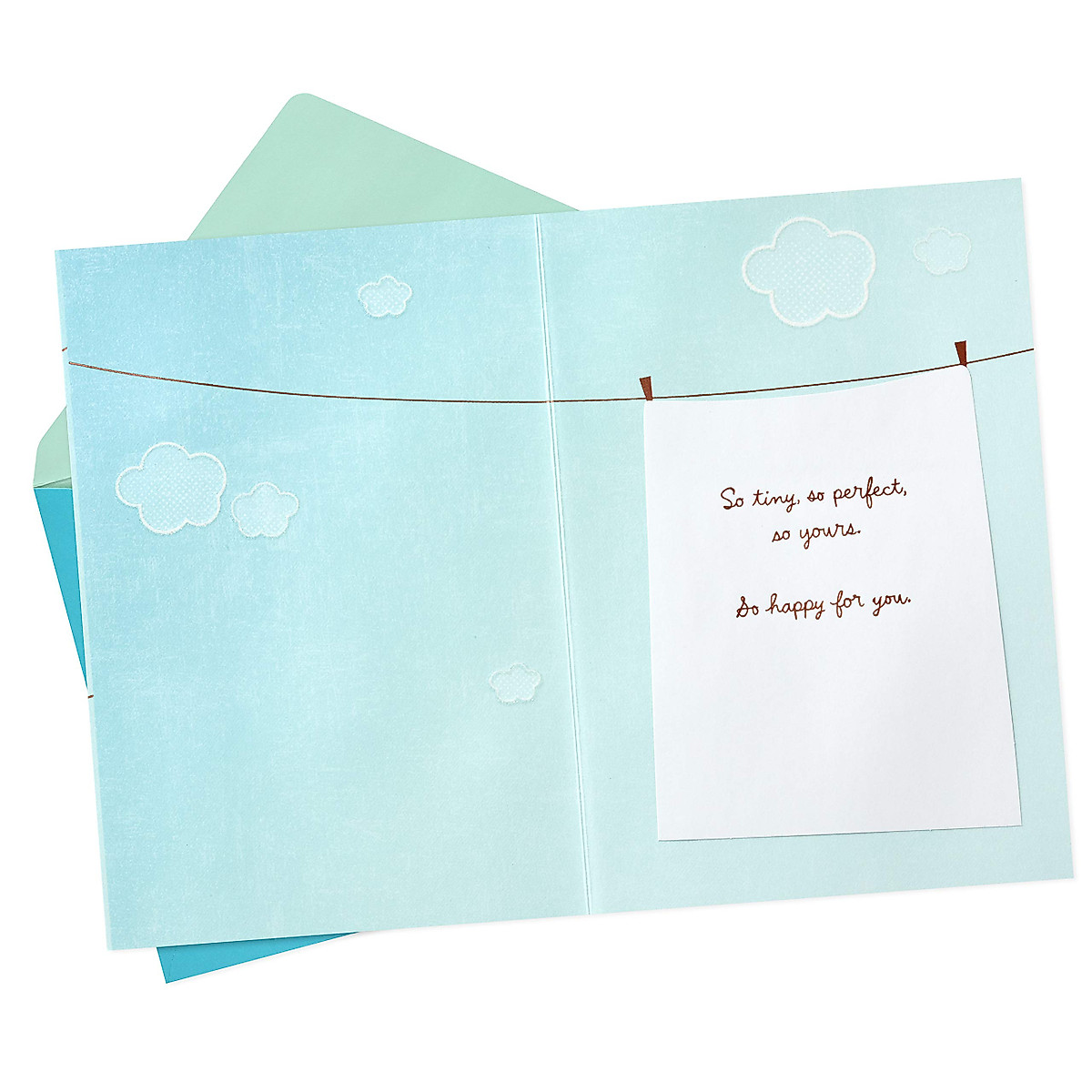 Hallmark Baby Shower Card for Boy (Blue, Now This is Cuteness) Welcome New Baby Boy, Congratulations
