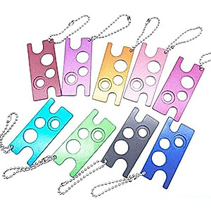 Htppzjr Essential Oil Bottle Metal Orifice Remover Opener Roller Bottle Opener Metal Key Tool Opener and 123456r for Roller Balls and Caps
