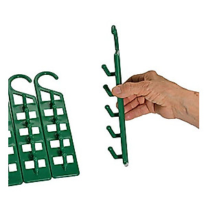 Home-X Set of 4 Space Saving Hanger Holders, Creates Extra Storage Space