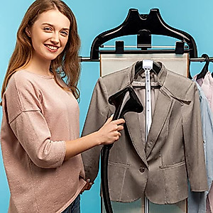 Amyhill Adjustable Shirt Display Height Adjustment, 15.7-27 Inches Height, Adjustable Mannequin Alternative with Display Hanger Strips and skirt Hangers with Adjustable Clips, Jacket Hanger Stand