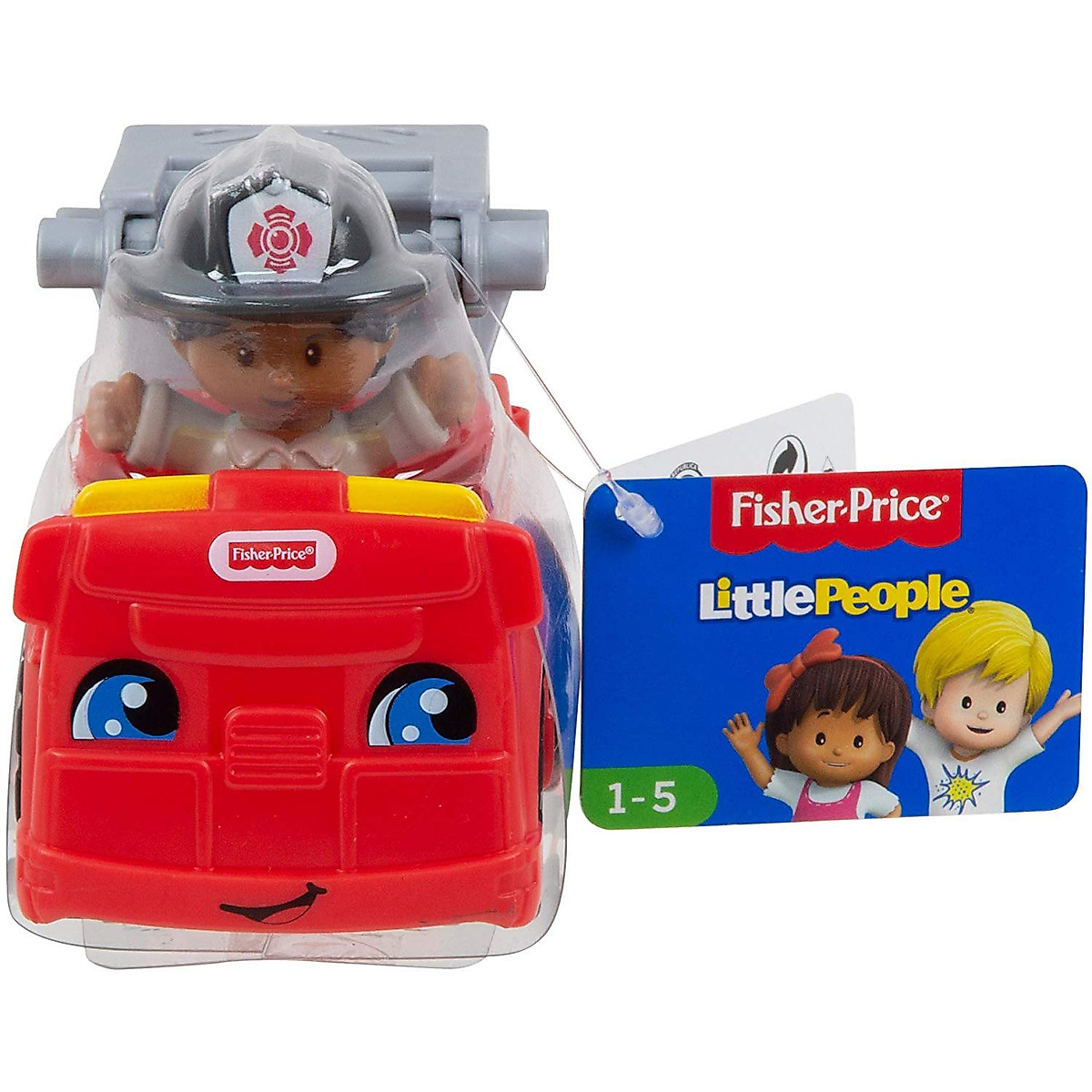 Fisher-Price Little People Rescue Fire Truck and Helpful Harvester Tractor Bundle