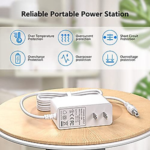 VHBW for 4moms mamaRoo Power Cord for 2/4 Infant Seat Charger, 2015 mamaRoo Infant Seat Bouncer, rockaRoo Baby Swing, OH-1048B1203000U Replacement mamaroo 12V AC Power Cord