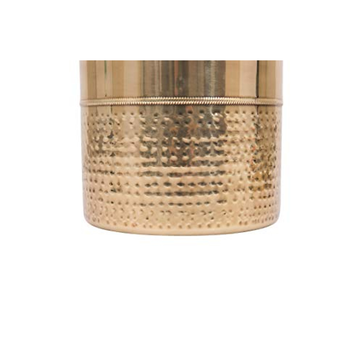 Bloomingville Stainless Steel Ice Bucket with Tongs, Metallic