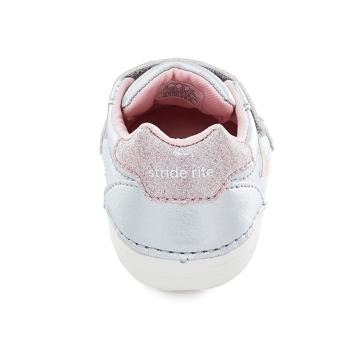 Stride Rite Baby Soft Motion Kennedy Sneaker, Silver Multi, 3.5 US Unisex Infant