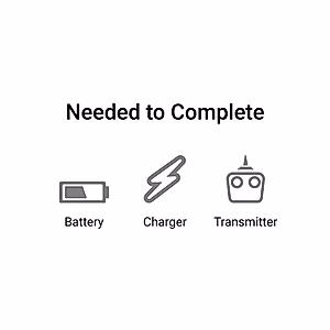 E-flite RC Airplane A-10 Thunderbolt II Twin 64mm EDF BNF Basic Transmitter Battery and Charger Not Included with AS3X and Safe Select EFL011500