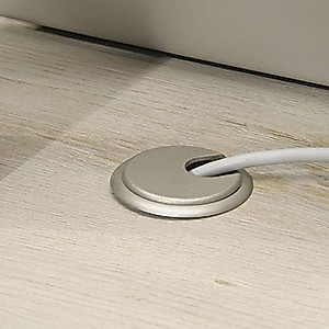 Sauder Trestle Executive Trestle Desk, Chalked Chestnut finish