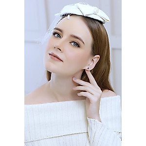 Sapphire Earrings | 925 Sterling Silver Earing | 4mm Round Solitaire Studs Created Blue Sapphire Earrings for Women