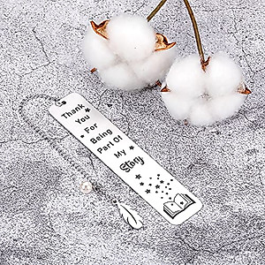 Thank You Appreciation Gift for Women Men Bookmark with Tassel for Coworker Colleague Employee Boss Christmas Day Gift for Male Female Friend Book Lover Teacher Birthday Wedding Valentines Day Present