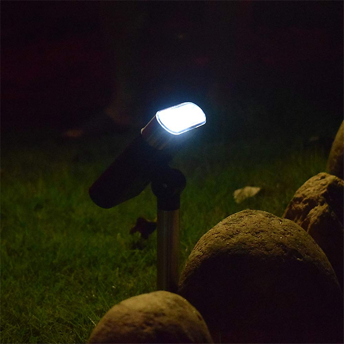 ZHUANYIYI Outdoor Solar Spotlights, Waterproof Landscape Lights for Courtyard Lawns, and Decorative Lights for Home Garden Fence Pavement Lighting