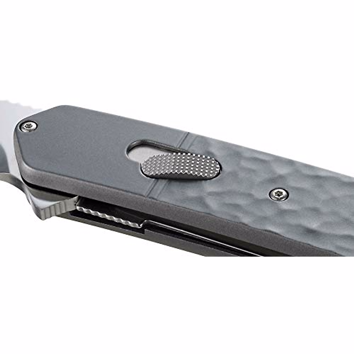CRKT Bona Fide EDC Folding Pocket Knife: Take Apart Field Strip, Satin Drop Point Blade, Flipper Open, Liner Lock, Aluminum Handle, Low Profile Pocket Clip K540GXP