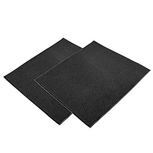 LUCKISS Microfiber Dish Drying Mat Reversible - 2 Pack Super Absorbent Drying Pad, Dish Drainer Mat For Kitchen Counter, 16 x 18 inch