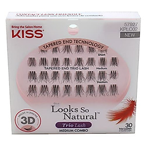 Kiss Ever-Ez Trio Lashes Medium Combo (3 Pack)