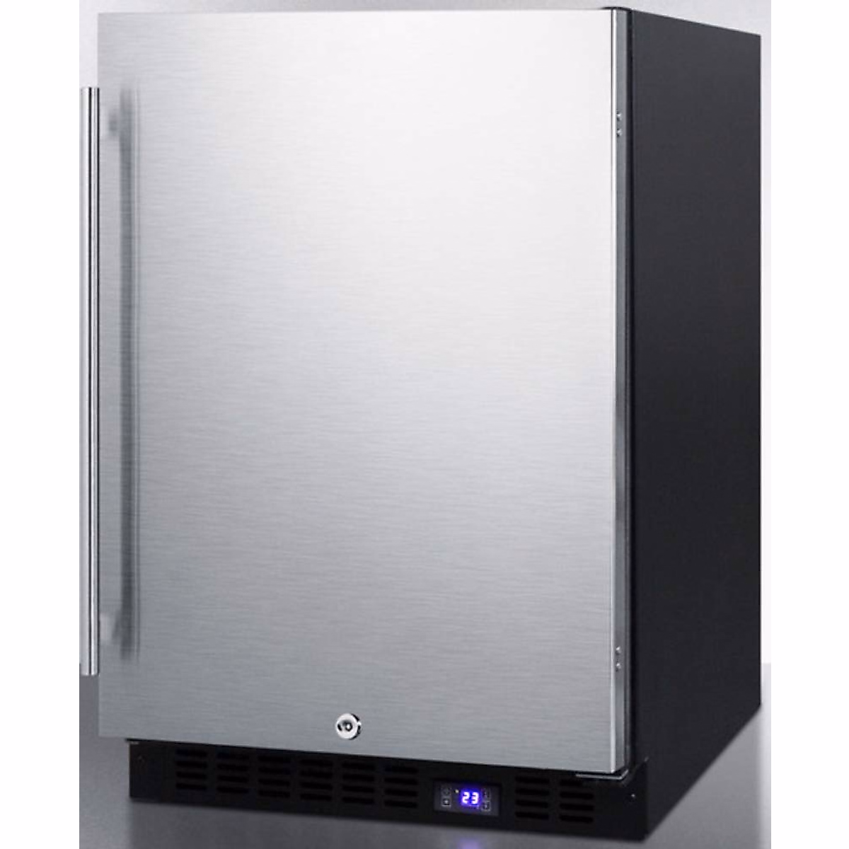 Summit SCFF53BSS Under Counter Upright Freezer, Stainless-Steel