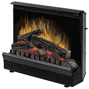 Dimplex DFI Series 23" Standard Log Set Electric Fireplace Insert (Model: DFI2309), 4692 BTU, 120 Volt, 1375 Watt, Black