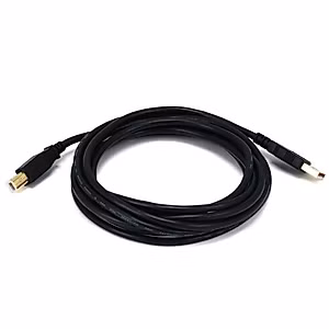 Monoprice 10ft Gold Plated 28/24AWG USB 2.0 A Male to B Male Cable