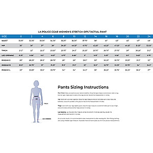 LAPG Women's Gear Stretch Tactical Pants, 7 Pocket Cargo Pants for Women, Durable Flex Ladies Work Pants for Outdoor & Hiking, Navy, 20 Regular