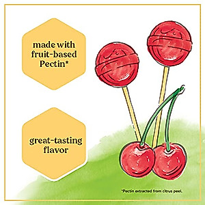 Burt's Bees Kids Throat Soothing Pops with Natural Manuka Honey, Cherry Flavor, 15 Count