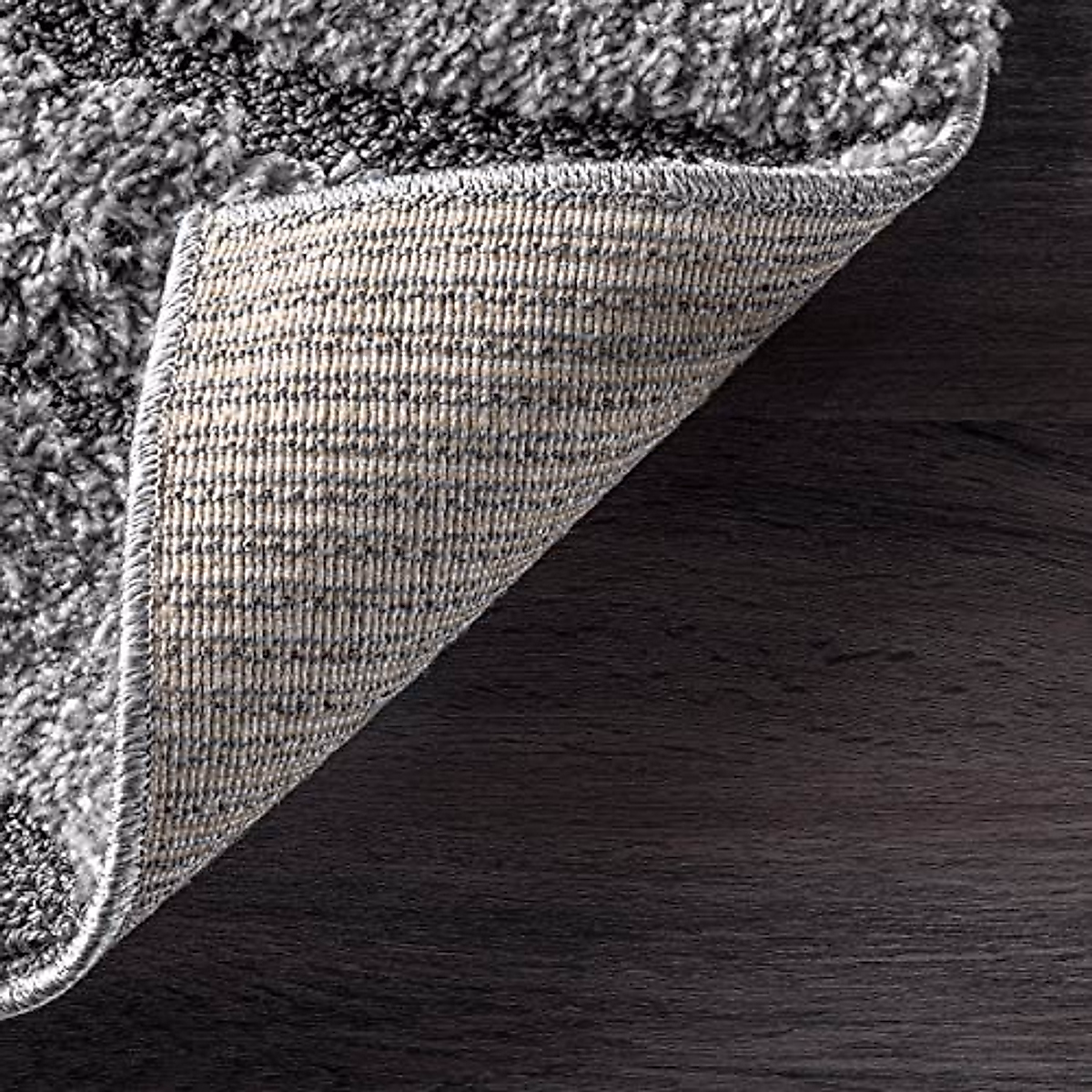 nuLOOM Carolyn Modern Shag Area Rug, 7' 10" x 10', Dark Grey