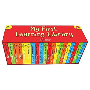 My First Complete Learning Library: Boxset of 20 Board Books Gift Set for Kids (Horizontal Design)