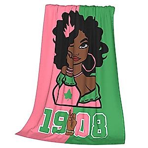 Blanket Sorority Gift Alpha Kappa Throw Blanket 50"x40" Soft Warm Cozy Throw Home Decorative Blanket Sorority Paraphernalia