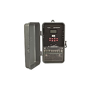 NSI DZM200BP Series DZM Momentary Output 365/7 Day Advanced Lighting Control Time Switch, 120/208-240/277 VAC Timer Supply, 2 Channels, SPDT Momentary Dry Contact