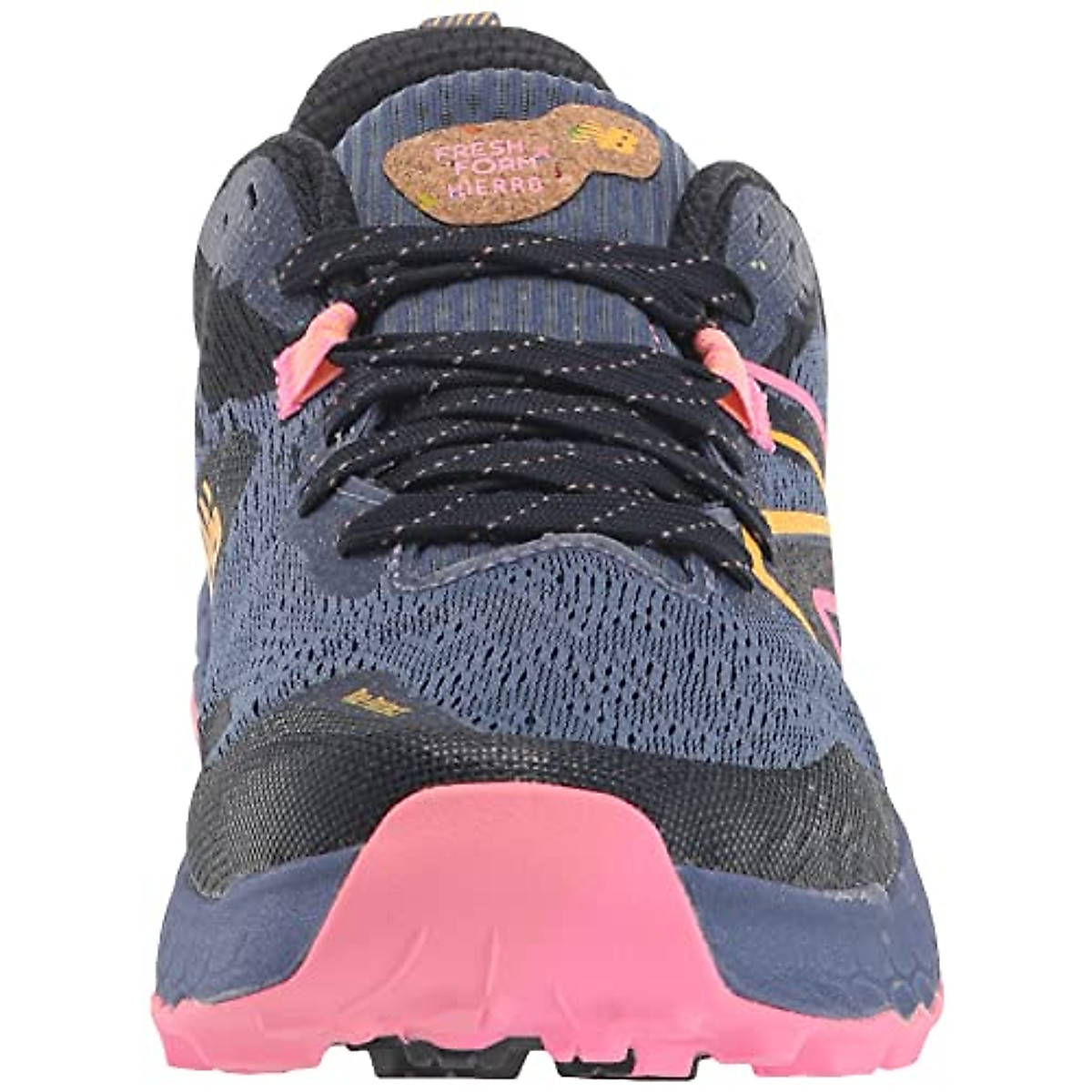 New Balance Women's Fresh Foam X Hierro V7 Trail Running Shoe, Night Sky/Vibrant Pink/Black, 8.5 Wide