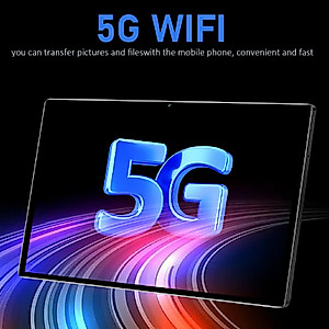 FHD 10.1in 2 in 1 Tablet with Keyboard Mouse, with 4GB RAM 64GB ROM, Dual Camera, 5G WiFi, Office Tablet, for Android 12 (US Plug)