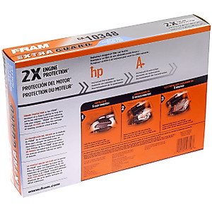 FRAM Extra Guard CA10348 Replacement Engine Air Filter for Select Jeep Wrangler (3.6L & 3.8L), Provides Up to 12 Months or 12,000 Miles Filter Protection