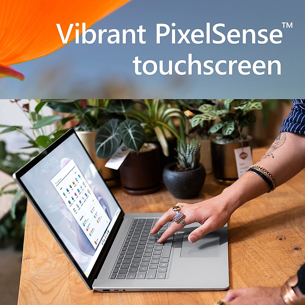 Microsoft Surface Laptop 5 (2022), 15" Touch Screen, Thin & Lightweight, Long Battery Life, Fast Intel i7 Processor for Multi-Tasking, 16GB RAM, 512GB Storage with Windows 11, Platinum