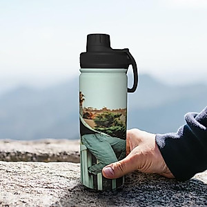 Eevikion Johnny Musics Orlando Stainless Steel Insulated Tumbler Sports Water Bottle Hot and Cold Travel Cup 18oz