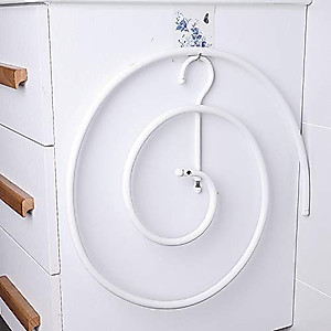 Spiral Sheets Hangers,Drying Rack, Spiral Shaped Hanger, Rotating Quilt Storage Rack, Quilt Blanket Rack Good for Laundry Window Indoor Balcony, 2.2 M