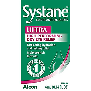 Systane Ultra Lubricant Eye Drops,0.14 Fl Oz (Pack of 1)